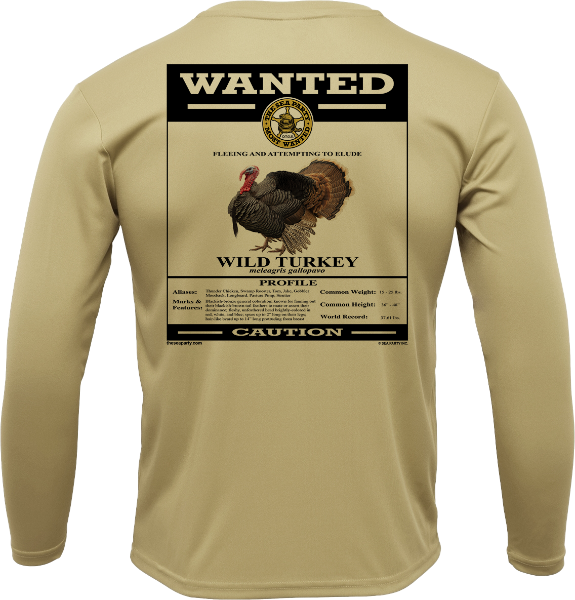 Wild Turkey Wanted LS Performance Crew – The Sea Party