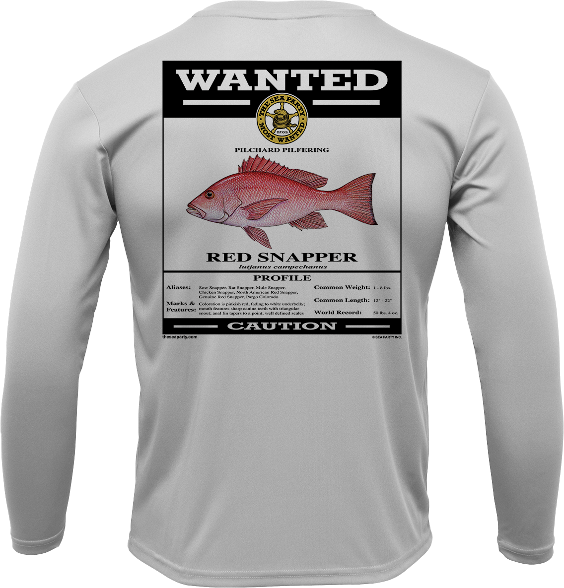 Snapper Wanted LS Performance Crew – The Sea Party